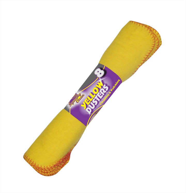 Yellow Dusters | Cleaning Cloths Rags Direct Importer
